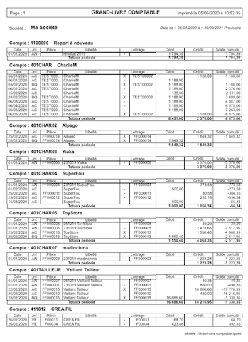 Grand Livre Documentation 8sens ERP Logiciel Gestion Et